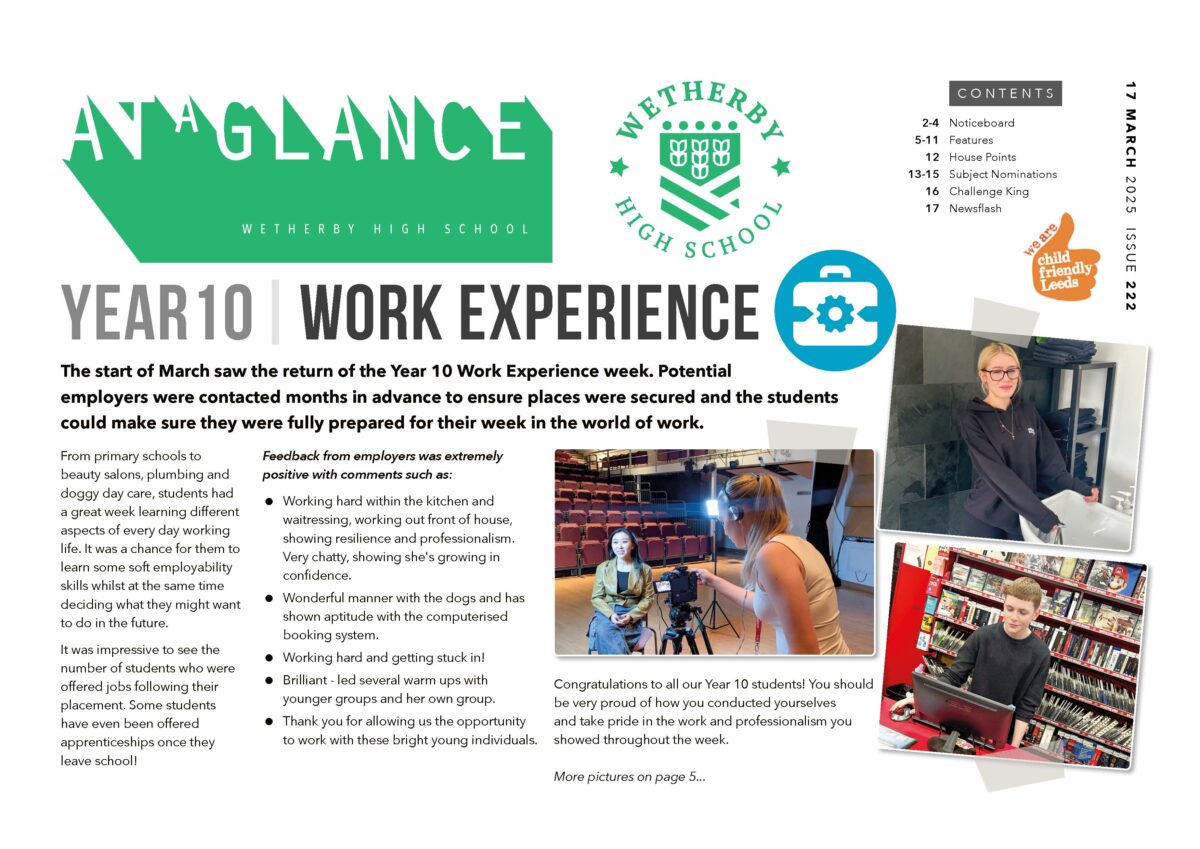 News - Wetherby High School