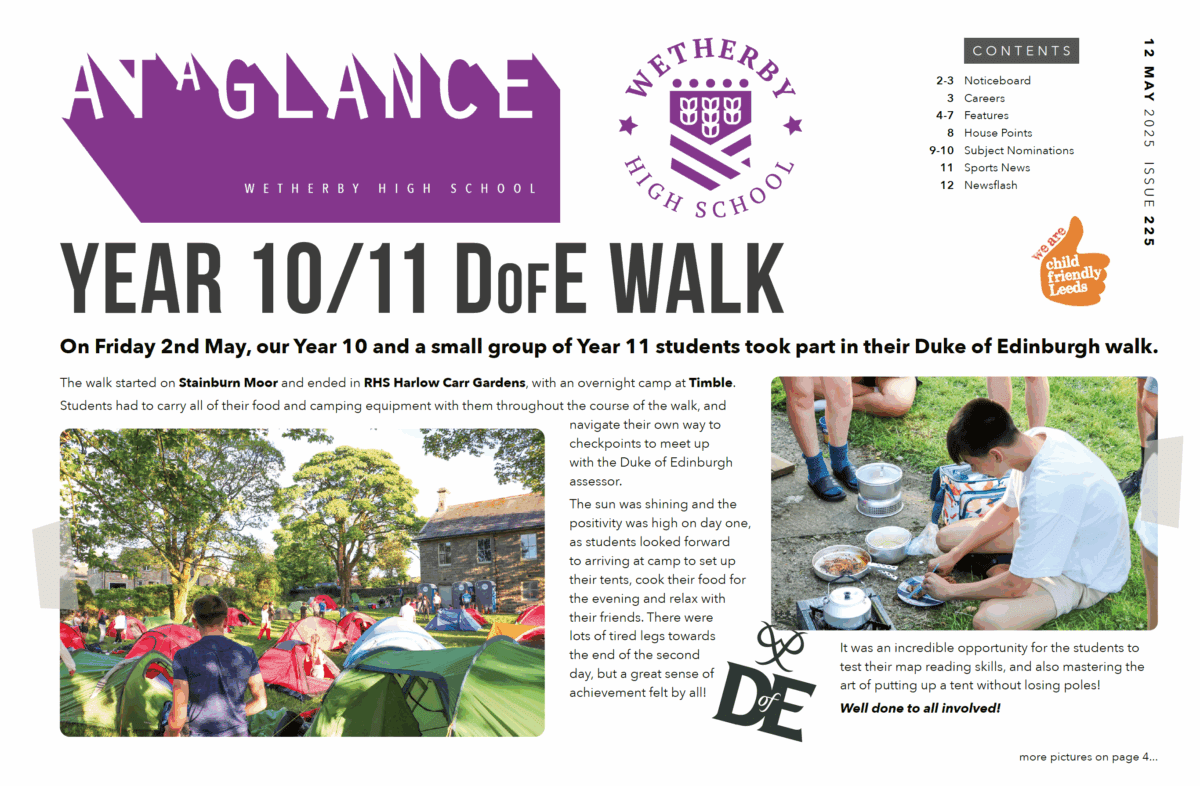 News - Wetherby High School